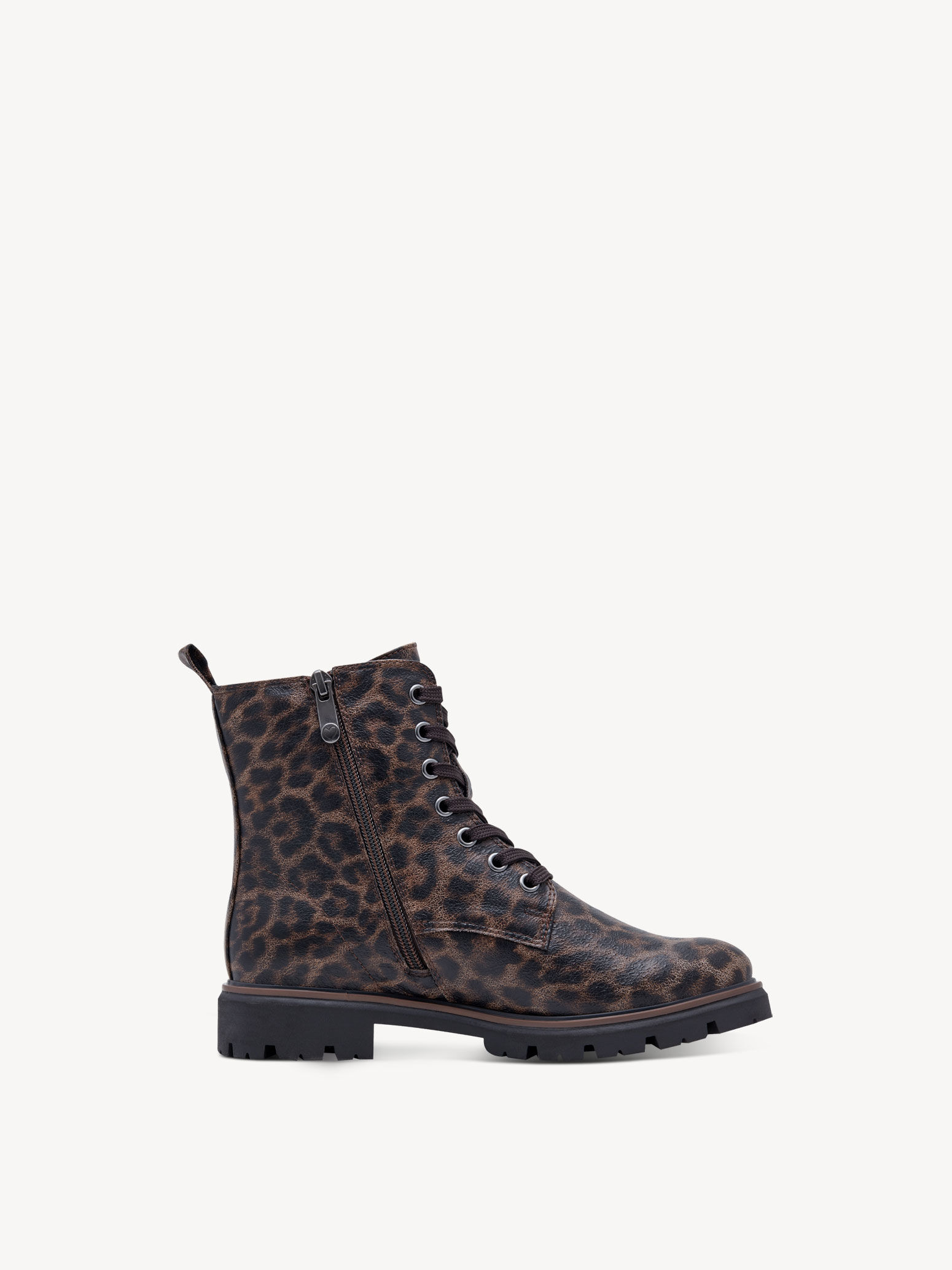leopard print hiking boot